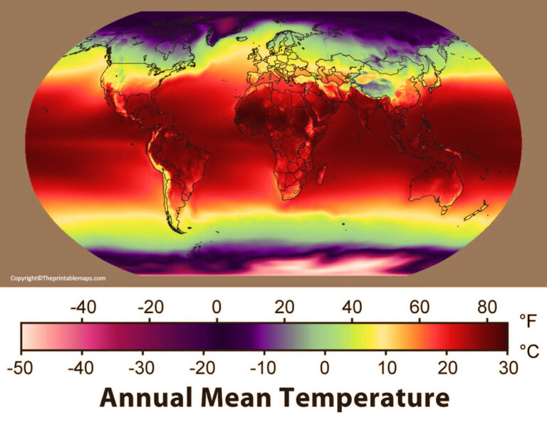 World Temperature Map | Climate at a Glance