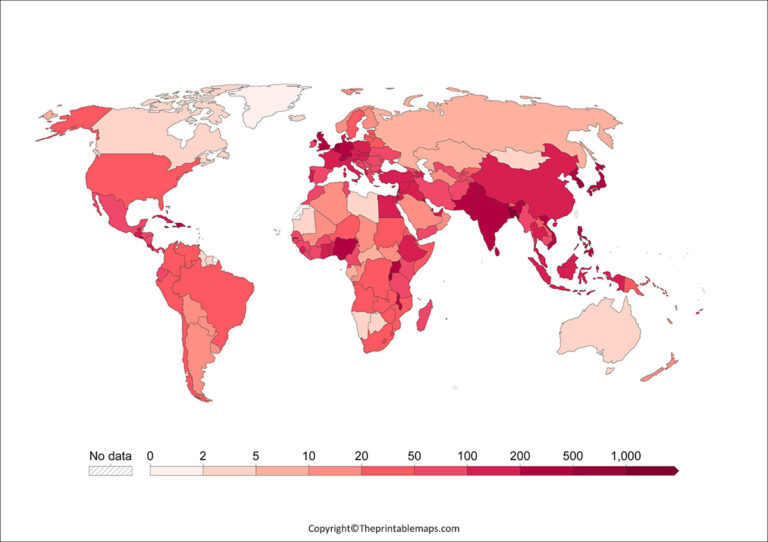 World Population Map | Density & Growth Data