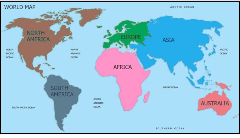World Political Map | Countries & Borders View